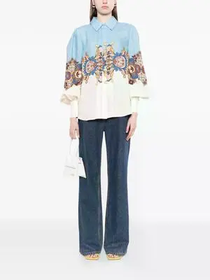 WE ARE KINDRED Evelyn Shirt With Print Detailing