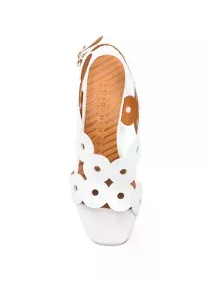 Chie Mihara Cutout Sandals - White