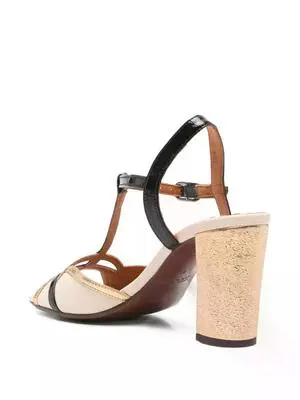 Chie Mihara T-strap Buckle Sandals - Neutrals