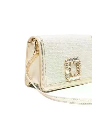 Roberto Festa Jewelled Tilda Shoulder Bag - Neutrals