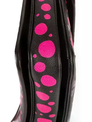 LOUIS VUITTON Polka Dot Print Leather Shoulder Bag