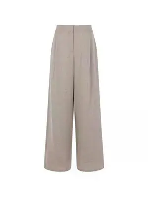 Dusan Herringbone-pattern Trousers - Neutrals