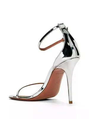 Amina Muaddi Embellished Strap Sandals