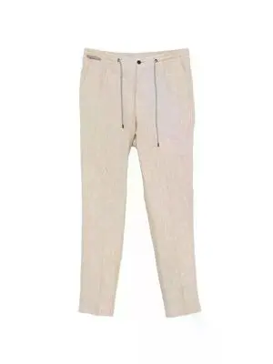 Corneliani Corneliani Drawstring Trousers Neutrals