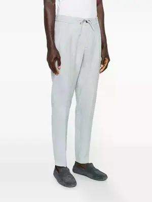 Eleventy Pleated Trousers - Blue