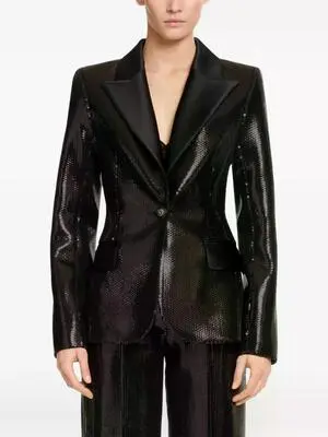 Elie Saab Sequin-embellished Blazer