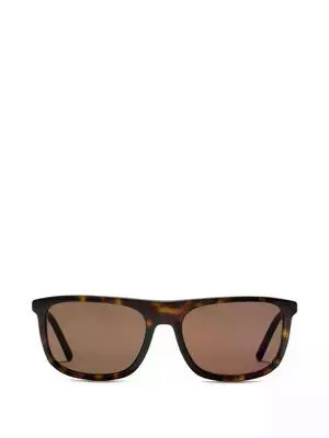 Dolce & Gabbana Dolce & Gabbana Eyewear Rectangle Frame Sunglasses Brown