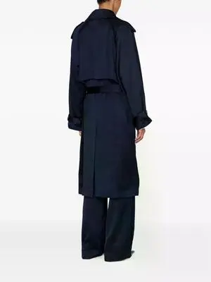 ANINE BING Ricki Maxi Trench Coat - Blue