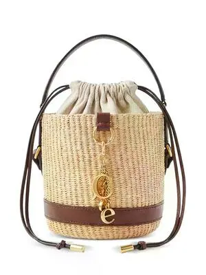 Chloé Embellished Bucket Bag - Neutrals