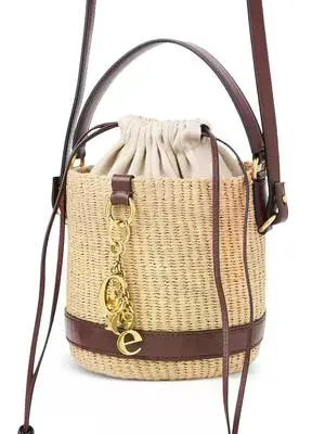 Chloé Embellished Bucket Bag - Neutrals