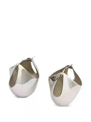 Khaite Lotus Sculptural Earrings - Silver