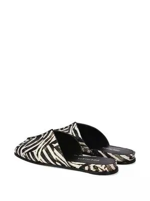Premiata Zebra-print Flat Sandals
