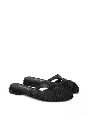 Premiata Woven Studded Flat Mules
