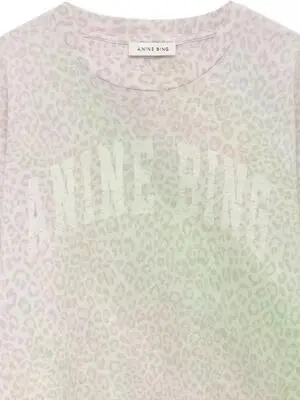 ANINE BING Cade Leopard-print T-shirt