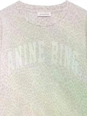 ANINE BING Cade Leopard-print T-shirt