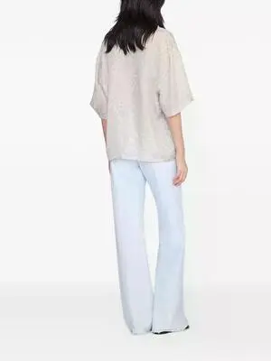 ANINE BING Coco Leopard Print Shirt