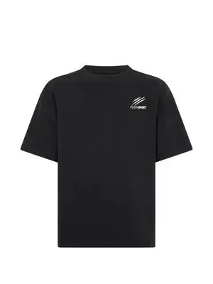 PLEIN SPORT Rubberised Round Neck T-shirt