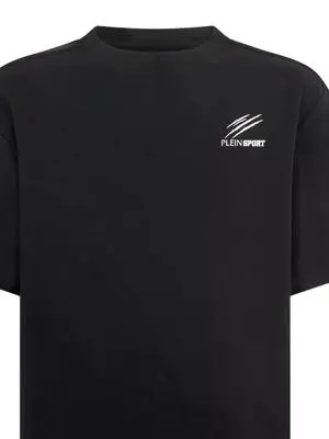 PLEIN SPORT Rubberised Round Neck T-shirt