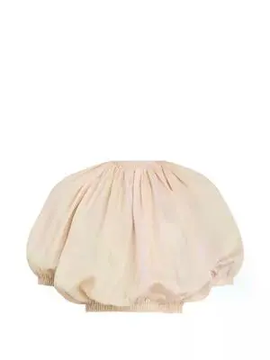 PATOU Patou Striped Pattern Top Neutrals
