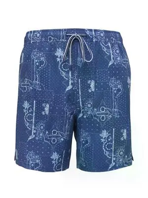 Peter Millar Robusto Windsor Swim Shorts - Blue