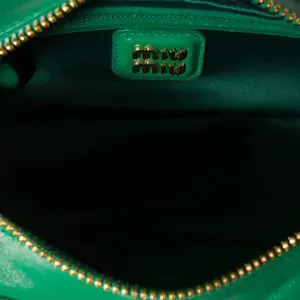 Miu Miu Arcadie Matelassé Nappa Leather Bag - Mango