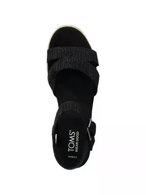Toms Audrey Buckle Espadrille Sandals