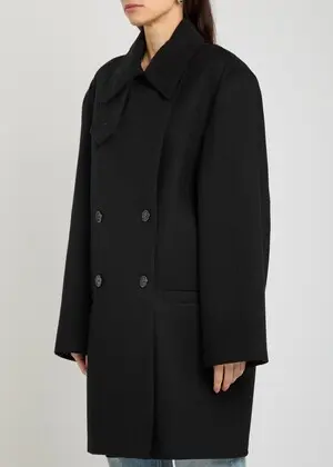 TOTEME Double-breasted Wool Peacoat