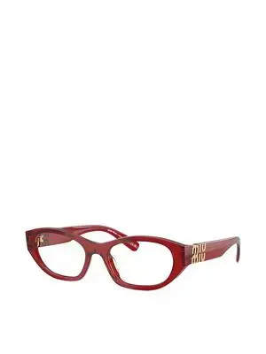 Miu Miu Cat Eye Glasses - Red