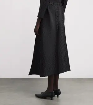 Issey Miyake Plaster Pleats Cropped Trousers