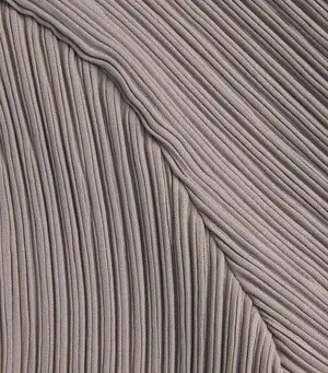 Issey Miyake High Neck Pleated Top