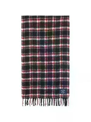 Zadig&Voltaire Joan Tartan Fringed Scarf - Black