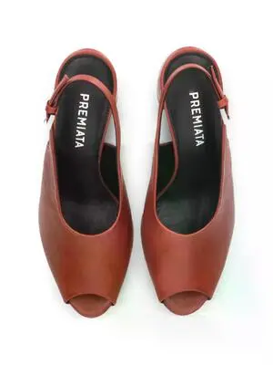 Premiata Peep Toe Slingback Pumps