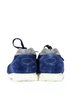 Valentino Garavani Mesh Suede Lace-up Sneakers