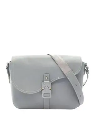 Dior 2010-2026 Leather Saddle Messenger Bag Grey