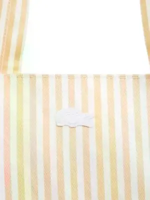 Lacoste Striped Tote Bag - Neutrals