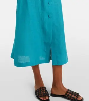ERES Linen Midi Skirt