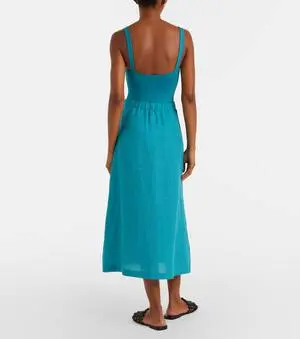 ERES Linen Midi Skirt