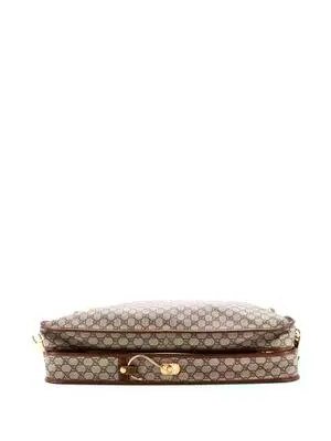 Gucci Gg Coated Canvas Travel Bag