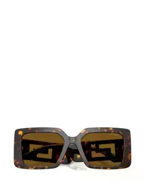 Versace Square Frame Sunglasses - Brown