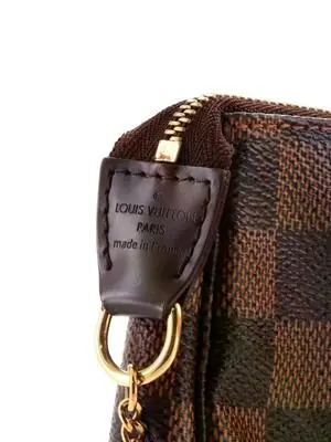 LOUIS VUITTON Pochette Accessories Limited Edition Damier Mini Clutch Bag