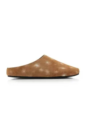 ST. AGNI Printed Pony Hair Mules - Animal