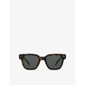 IZIPIZI Sun Road Tortoiseshell Rectangle-frame Acetate Sunglasses - One-color