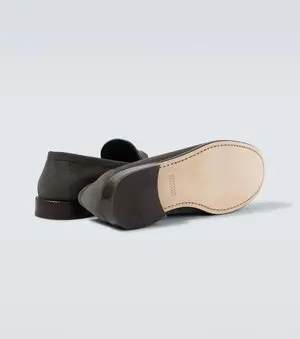 Brunello Cucinelli Suede Loafers - Grey