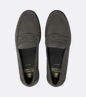 Brunello Cucinelli Suede Loafers - Grey