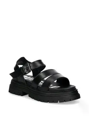 BUFFALO Platform Buckle Sandals