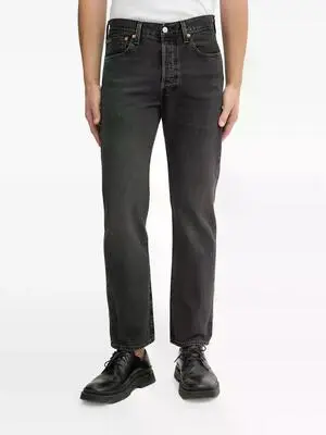 LEVI'S Levi's 501 Black Wash Button-Fly Jeans Black