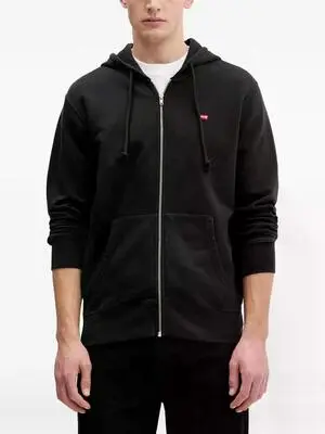 LEVI'S Zip Hooded Sweatshirt - Black