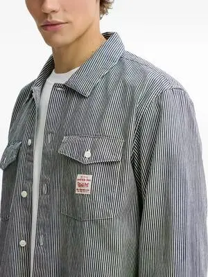 LEVI'S Striped Pocket Shirt - Blue