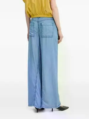 BENETTON Wide Leg Seam Detail Trousers