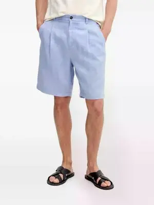 BENETTON Pleated Shorts - Blue